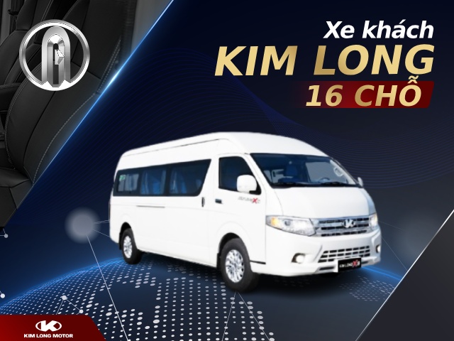 Xe khách Kim Long 16 chỗ động cơ Xinchen Euro 5